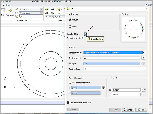 Drawing Patterns using CADopia