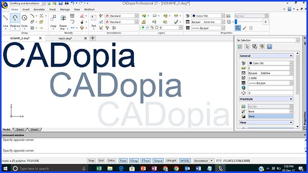Using Transparency Property In Cadopia Cadopia
