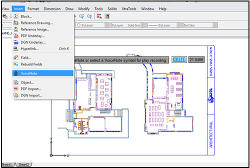 Attach a Voice Note to your CADopia drawing